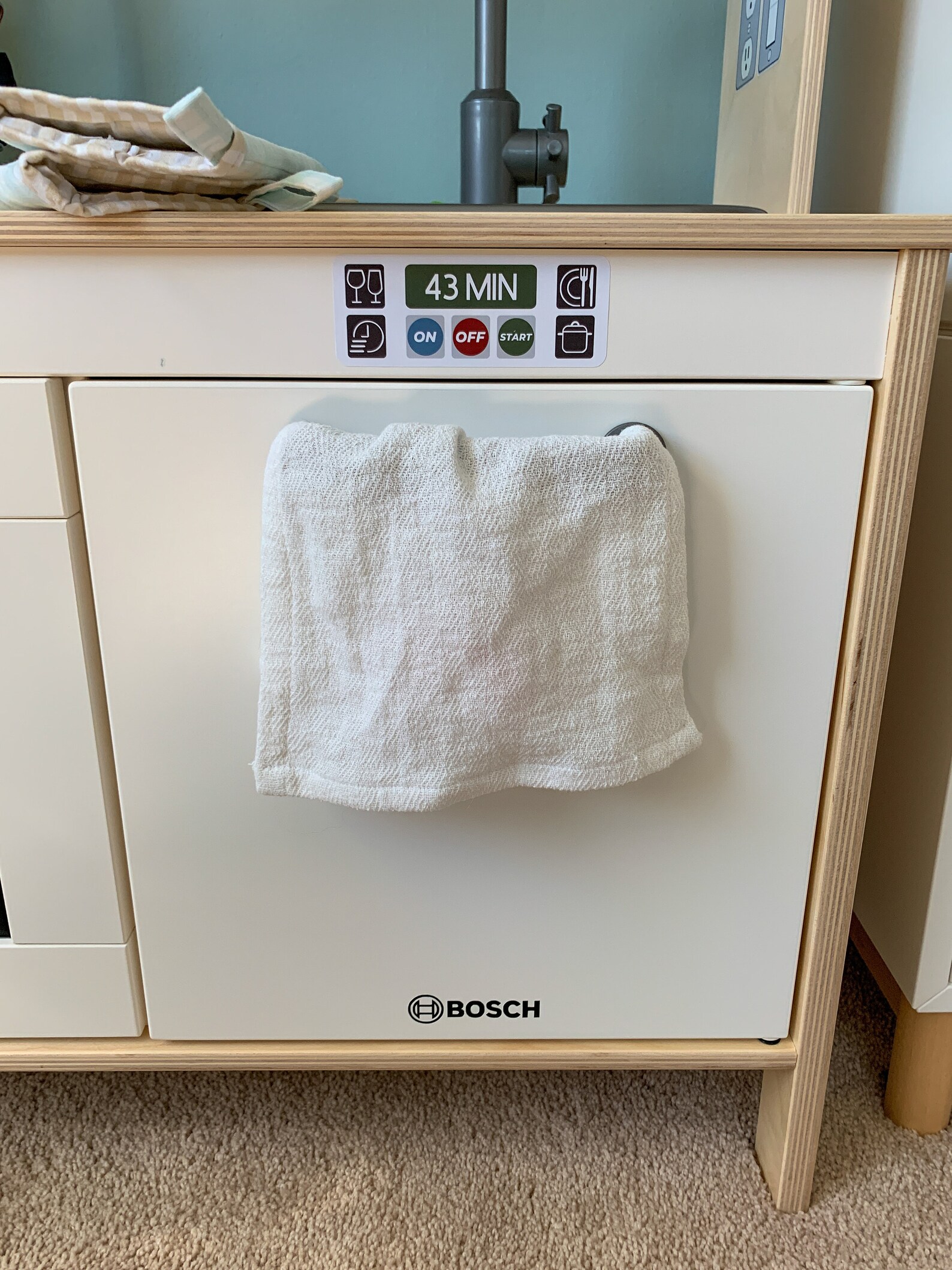 Dishwasher Buttons, Fits on Ikea Duktig, Play Kitchen Decals ...