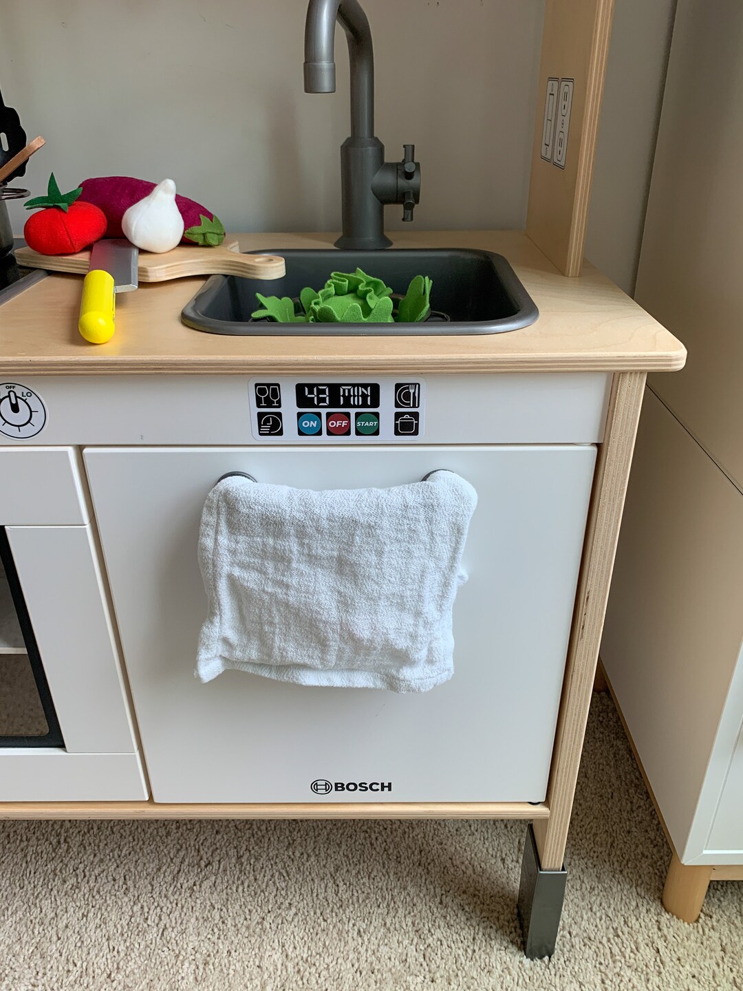 Dishwasher Buttons, Fits on Ikea Duktig, Play Kitchen Decals ...