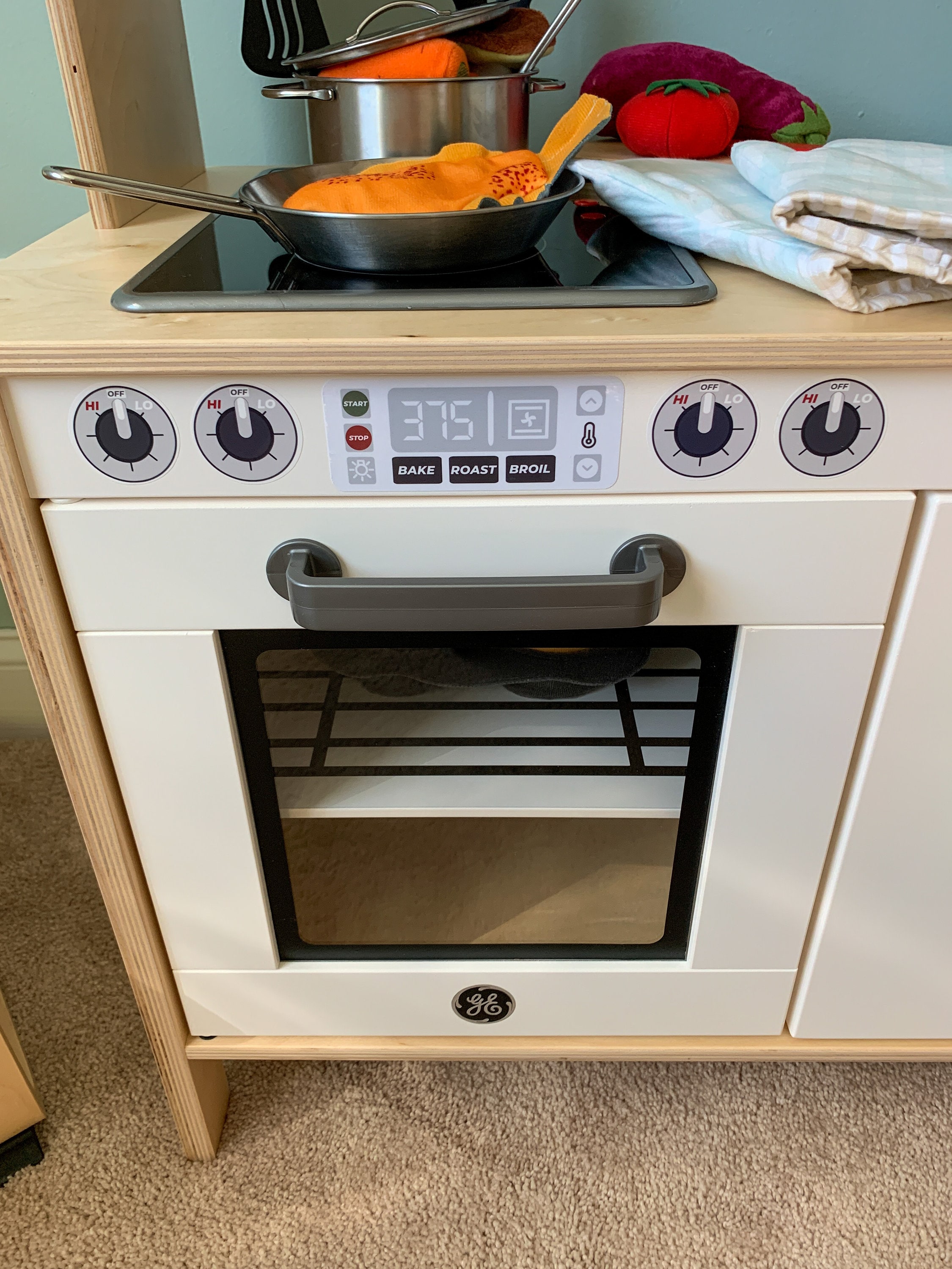 Play Kitchen Stickers Decal Set Mix and Match Fits on Ikea - Etsy