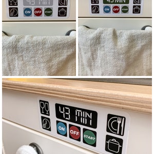 Discounted Play Kitchen Stickers, Fits Ikea Duktig (imperfect) - Etsy