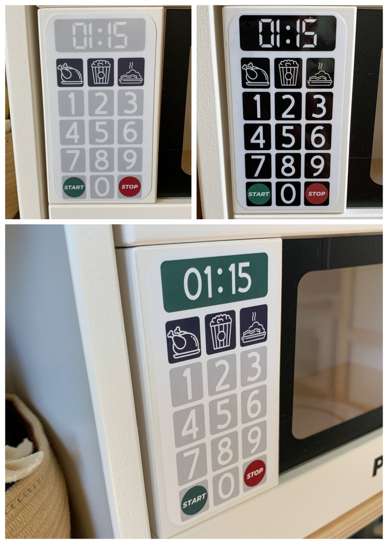 Discounted Play Kitchen Stickers, Fits Ikea Duktig (imperfect) - Etsy