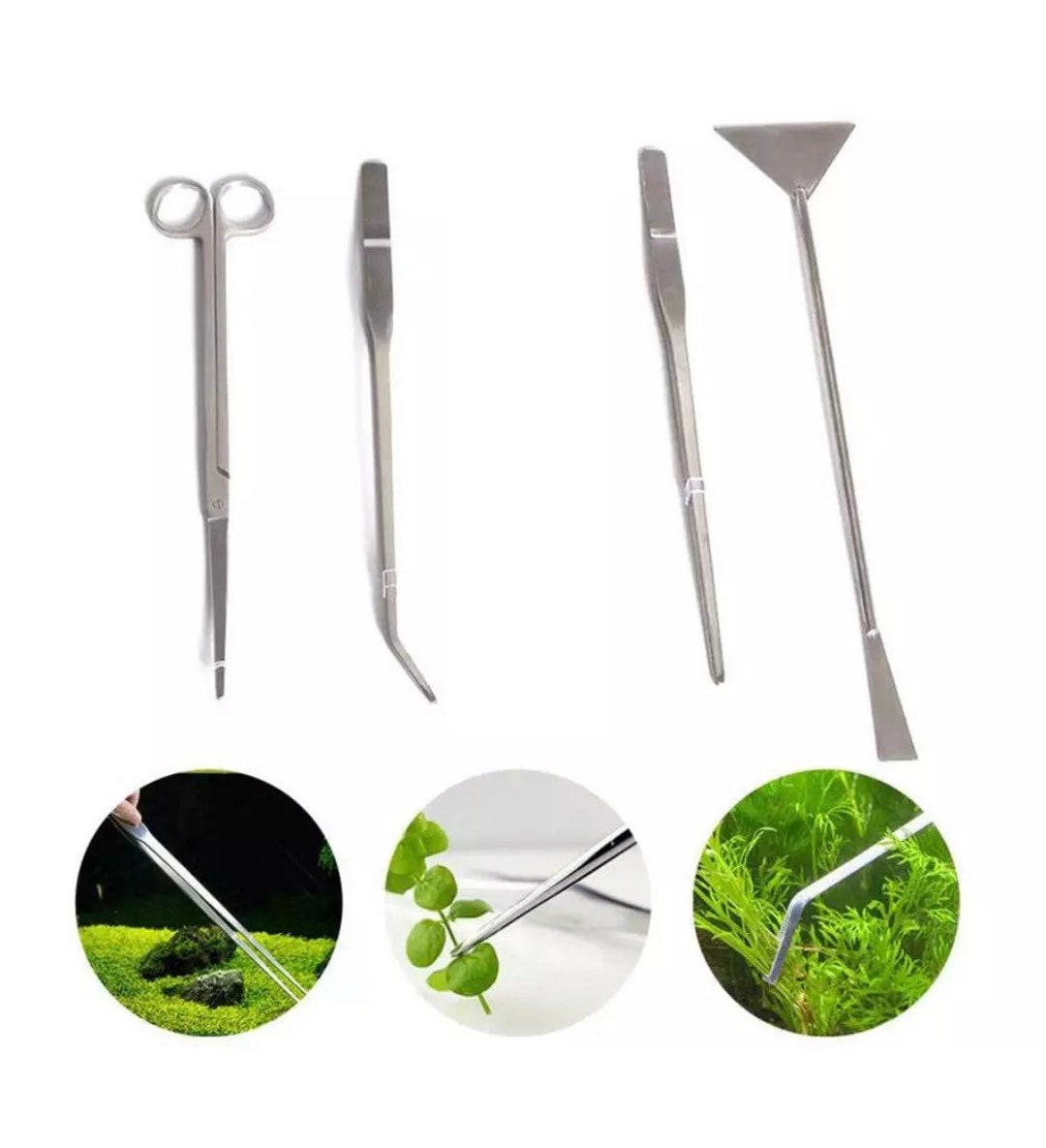 Aquascaping Tools Aquascape Tool Aquarium Fish Tank Tweezers Scissors ...