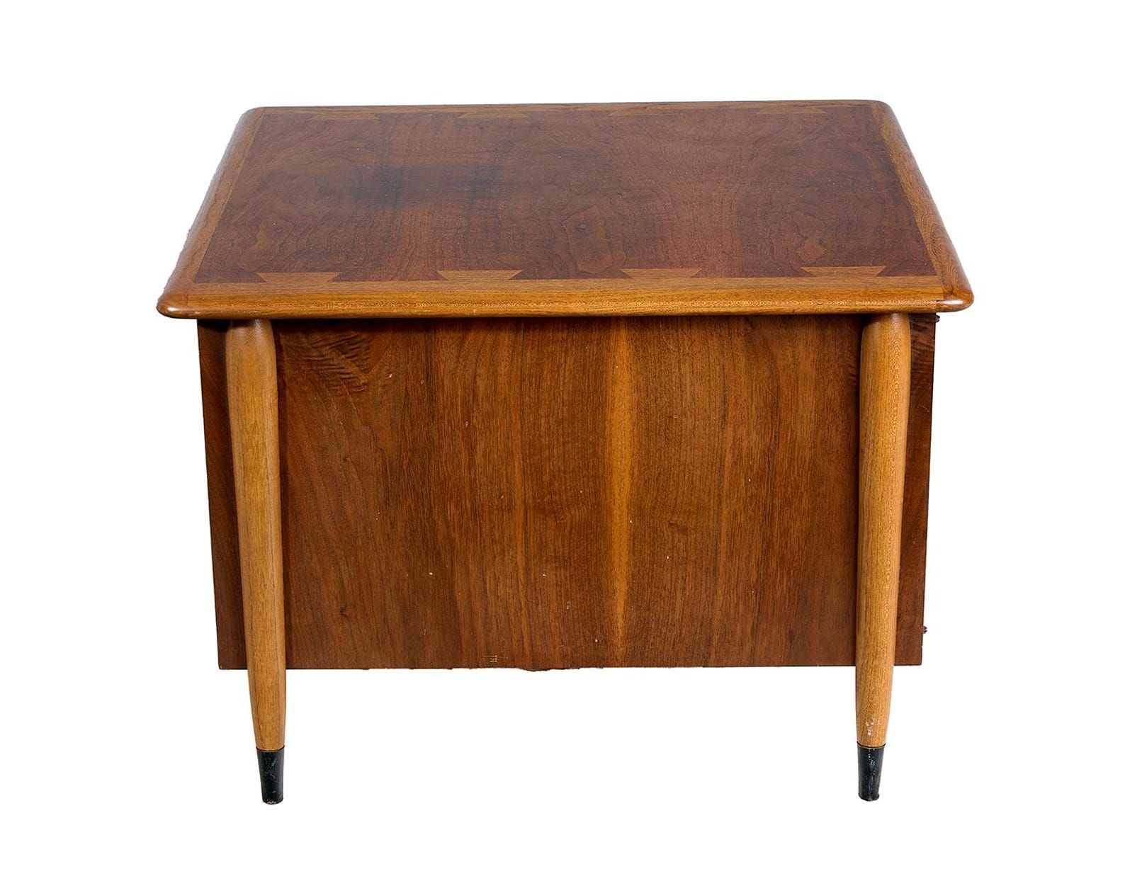 Mid Century Modern Inlaid Lane End Table With Double Doors From Acclaim ...