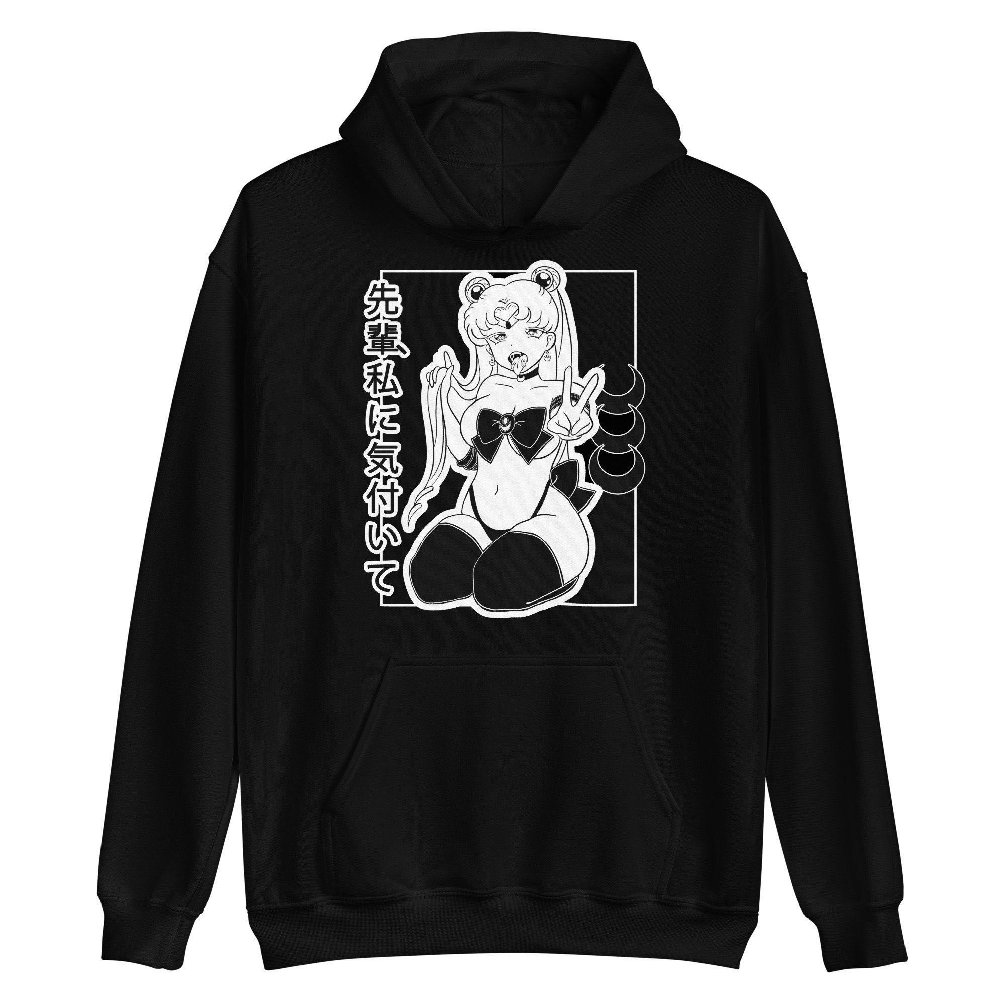 Lewd Anime Notice Me Senpai Hoodie Anime Hoodie Magical Girl Etsy