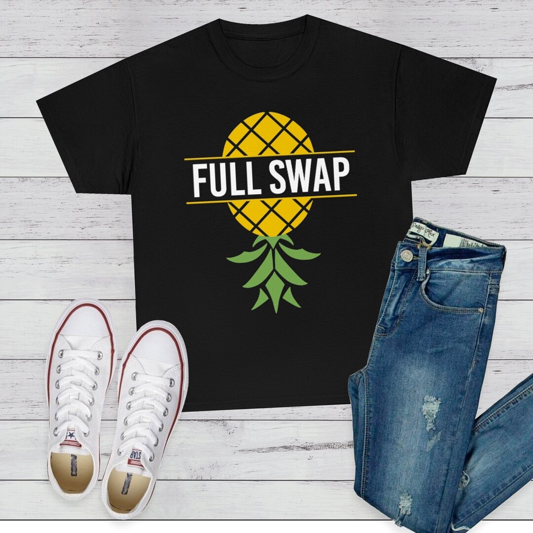 Camisa de swingers de intercambio completo, camisa de piña de swingers ...