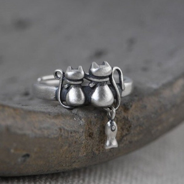 Cat Ring - Etsy