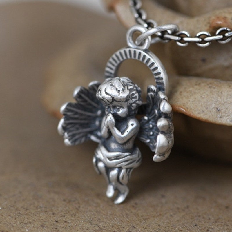 Angel Pendant - Etsy