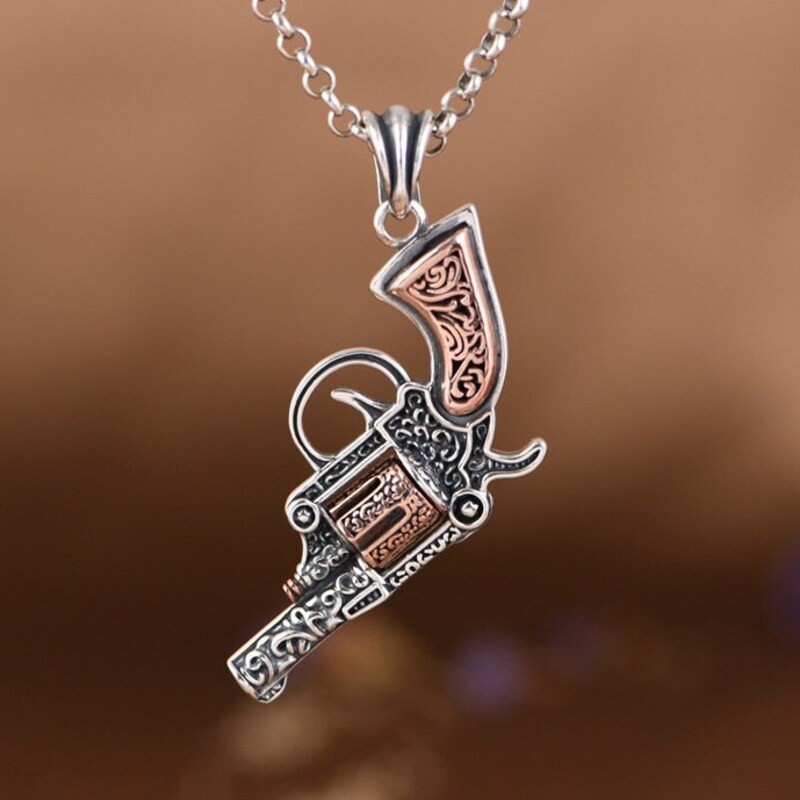 Revolver Charm - Etsy