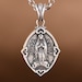 Sterling Silver Virgin Mary Pendant Charm, Religious Jewelry ...
