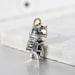 Sterling Silver Spaceman Pendant, Astronaut Necklace Pendant, Space ...
