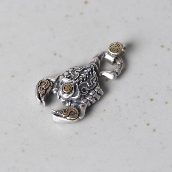 Buddhist Protection Amulet Padmasambhava Scorpion guru - Etsy