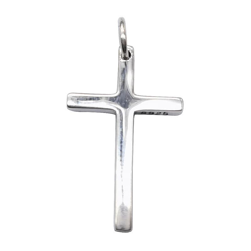 Sterling Silver Cross Necklace Pendant Charm - Etsy