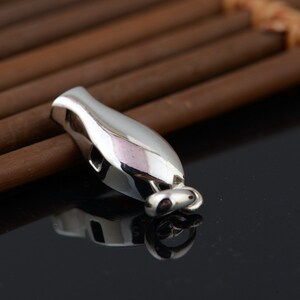 Sterling Silver Whistle Pendant Charm, Coach Whistle Pendant, Vintage ...