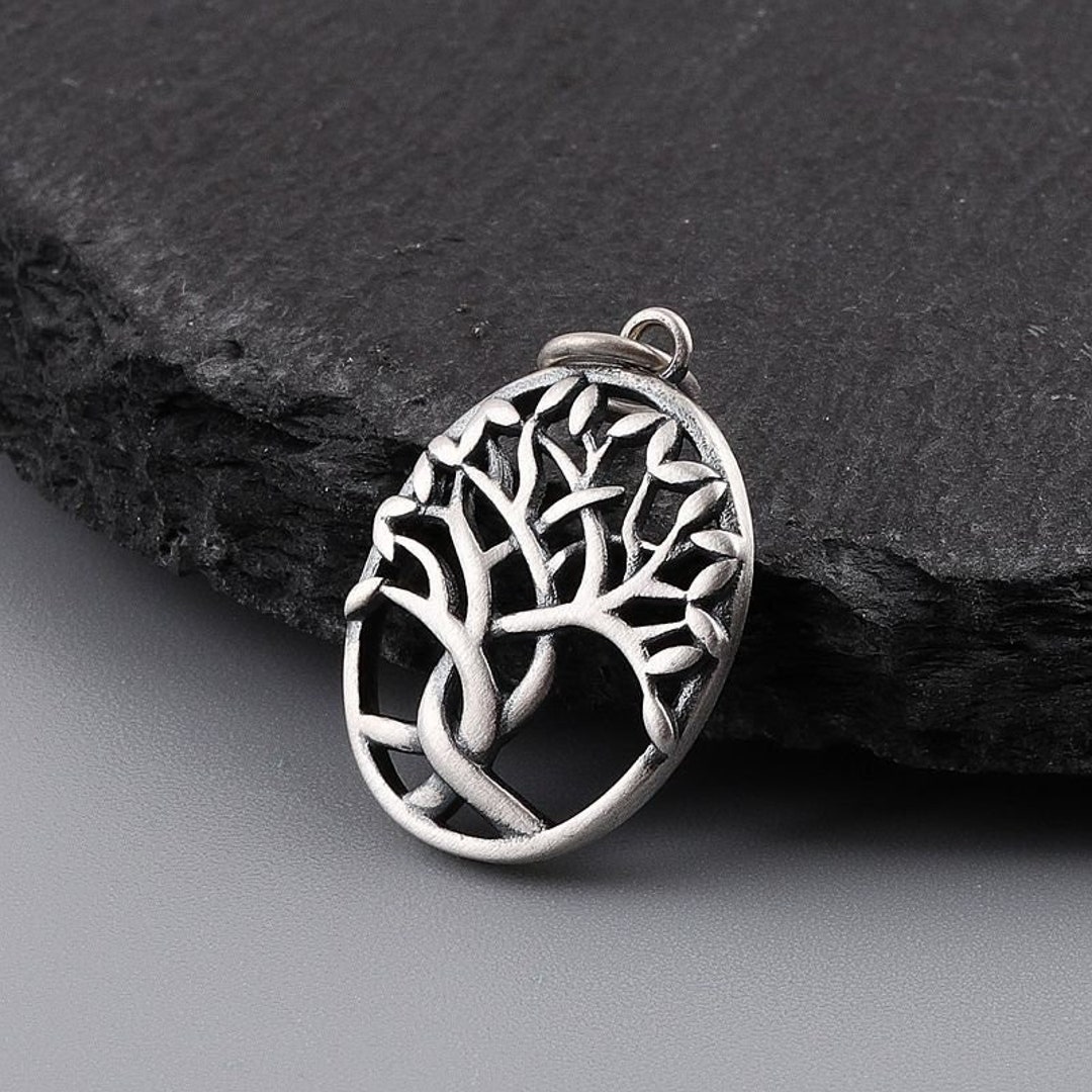 Sterling Silver Tree of Life Necklace Pendant, Tree of Life Pendant ...