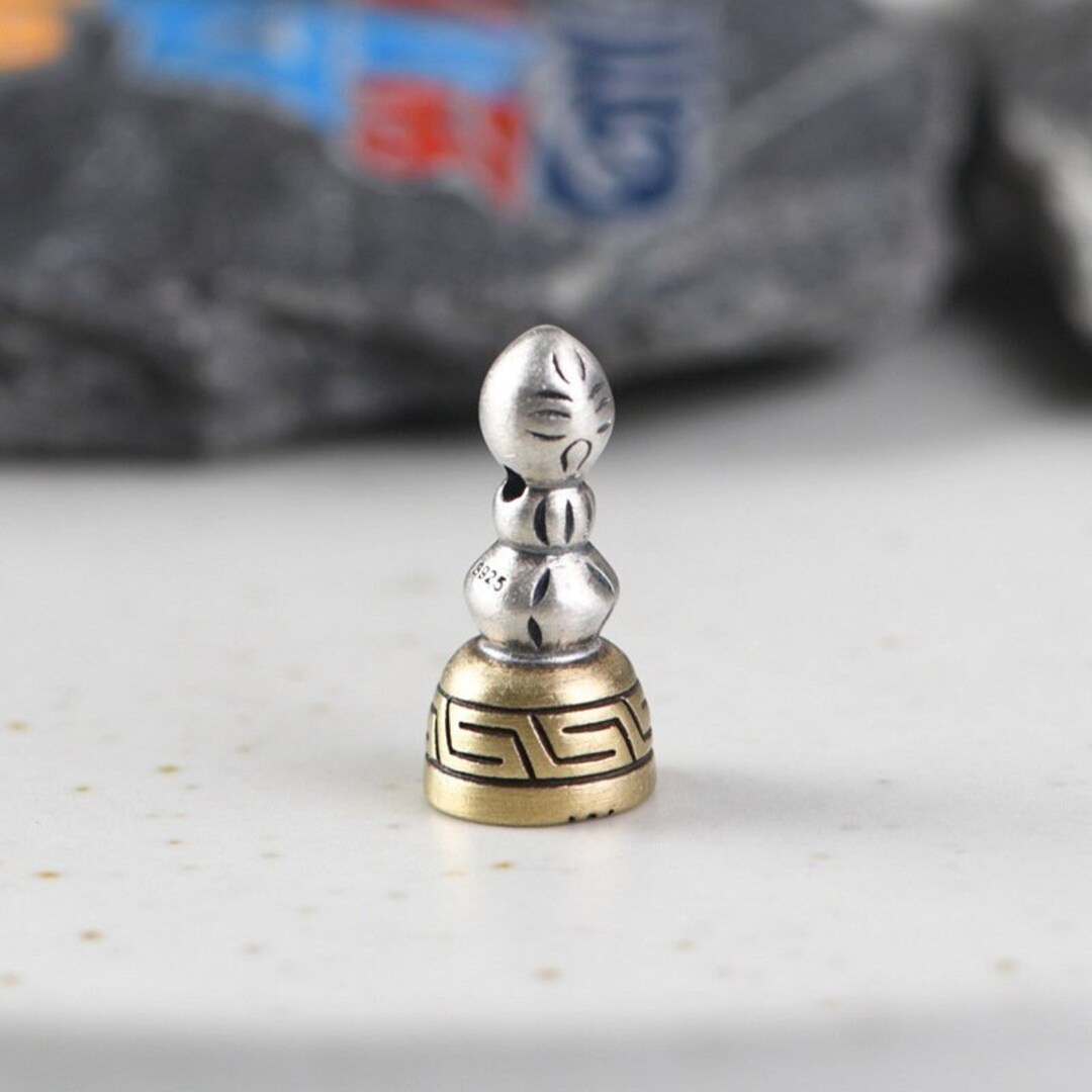 Sterling Silver Buddha Stupa Charms, Tibetan Stupa Pendant Charm ...