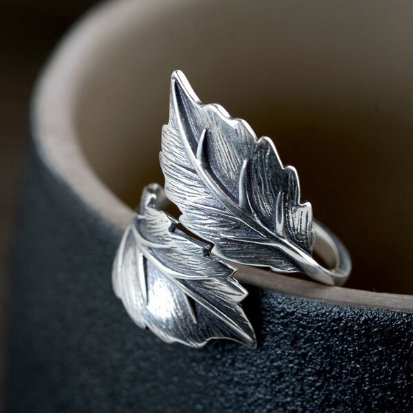 Leaf Ring - Etsy