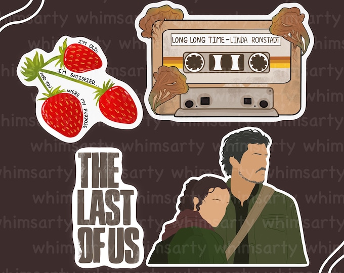 The Last of Us Stickers, Sticker Pack, Pedro Pascal Sticker, Joel and ...