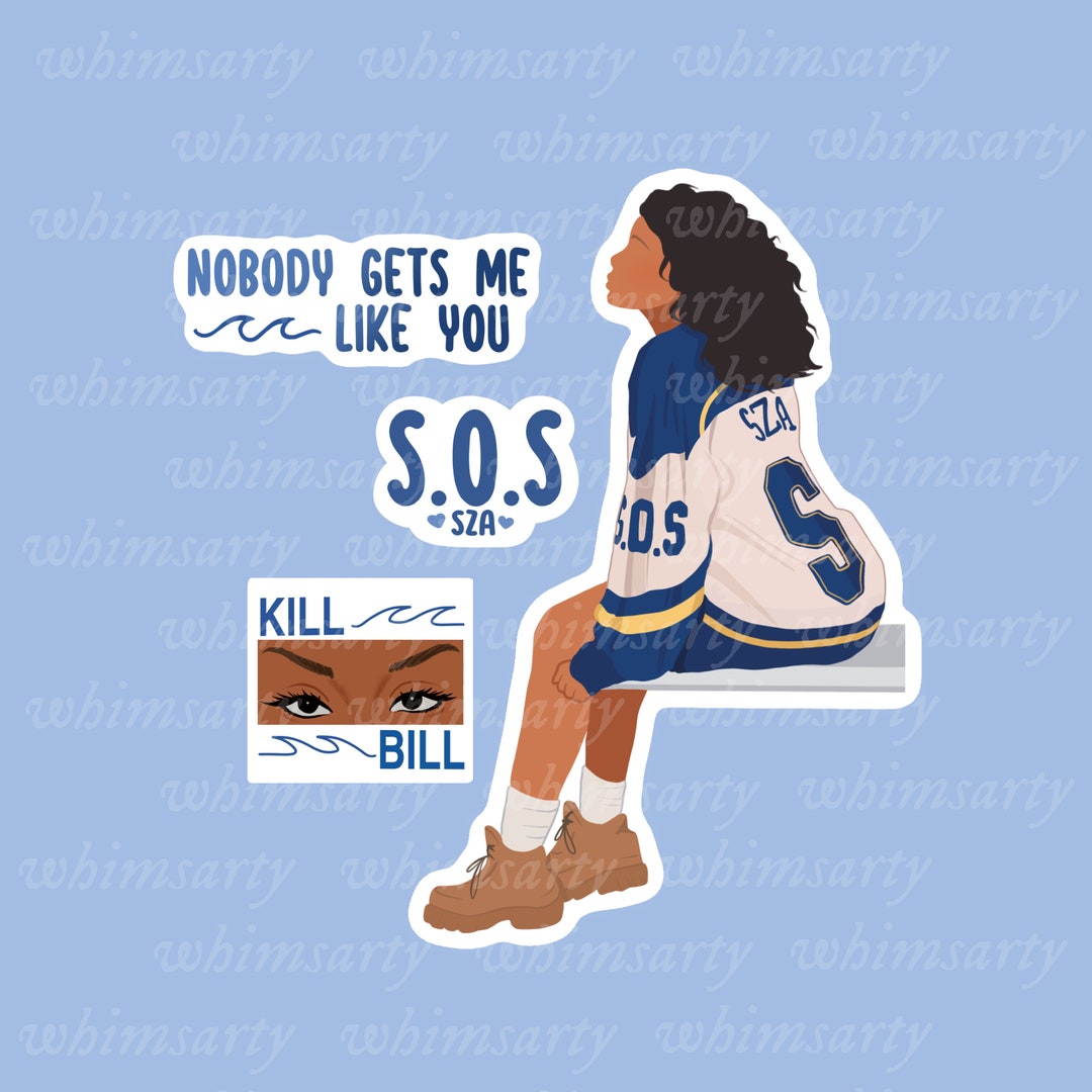 SZA S.O.S. Sticker Pack - Etsy