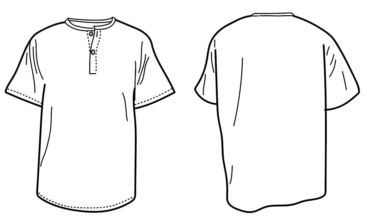 Woven T-shirt Sewing Pattern PDF and Instructions Digital (with Video ...