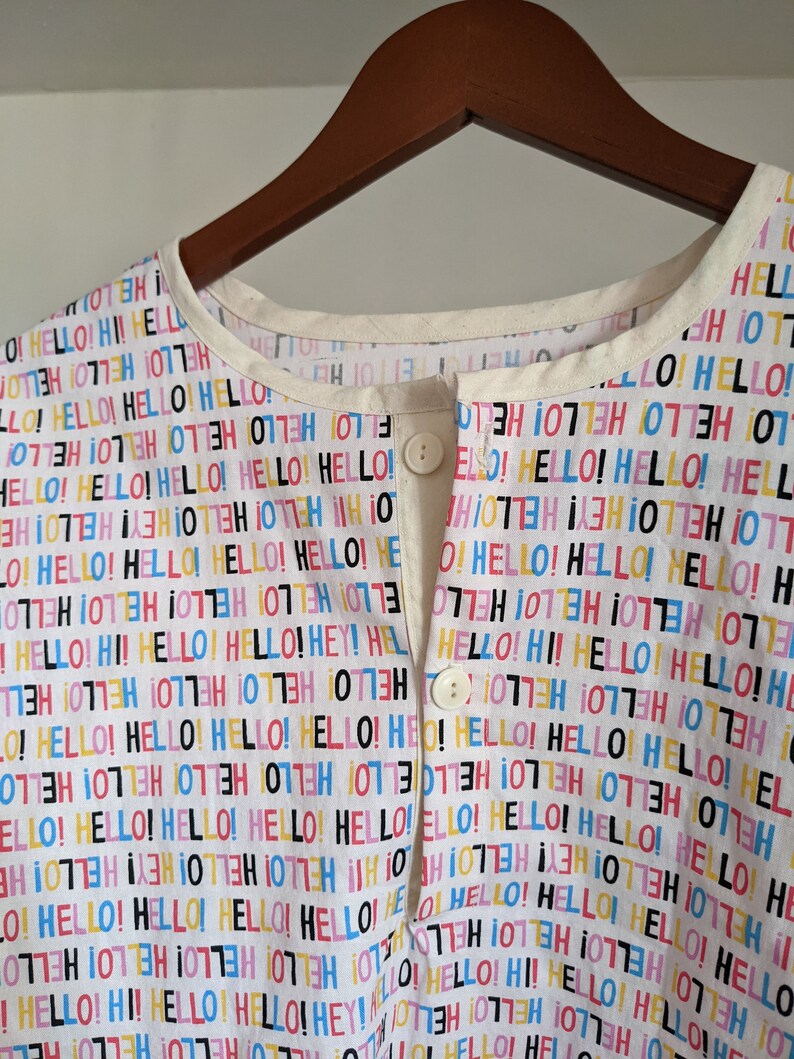 Woven T-shirt Sewing Pattern PDF and Instructions Digital (with Video ...