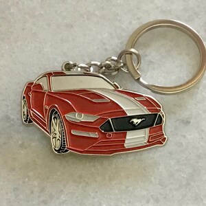 Ford Mustang Metal Keyring – Modern Muscle Car Accessory - Etsy