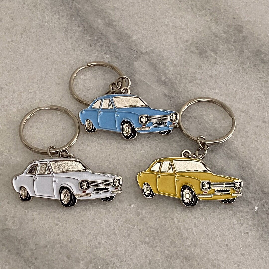 Ford Escort MK1 Metal Car Keyrings - Etsy