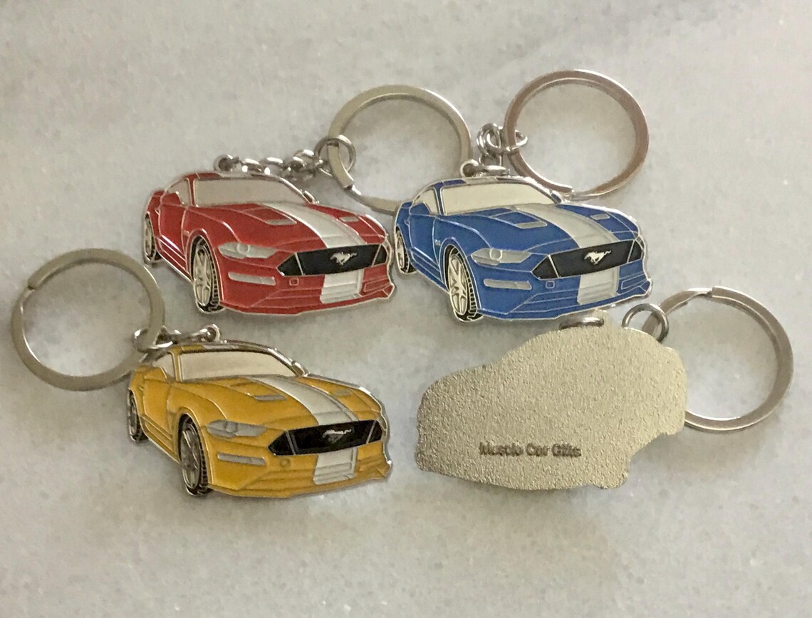 Ford Mustang Metal Keyring – Modern Muscle Car Accessory - Etsy