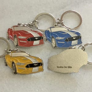 Ford Mustang Metal Keyring – Modern Muscle Car Accessory - Etsy