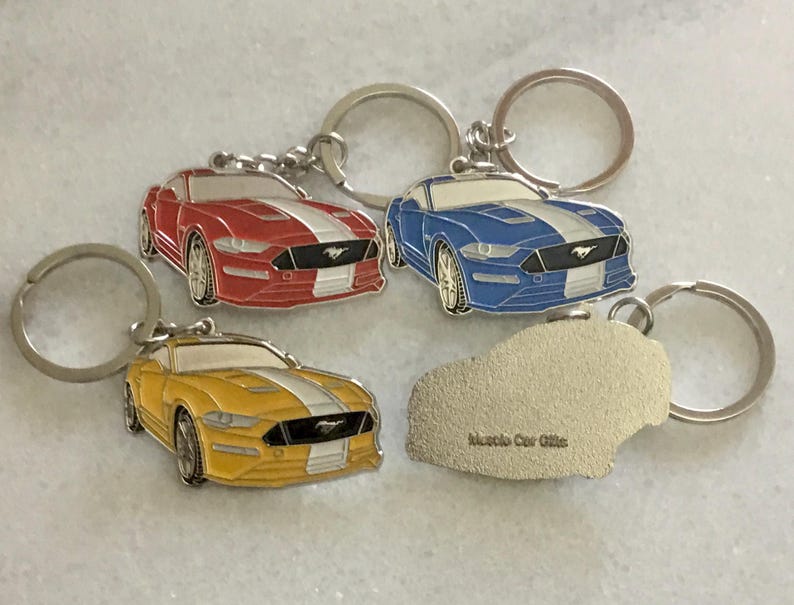 Ford Mustang Metal Keyring – Modern Muscle Car Accessory - Etsy