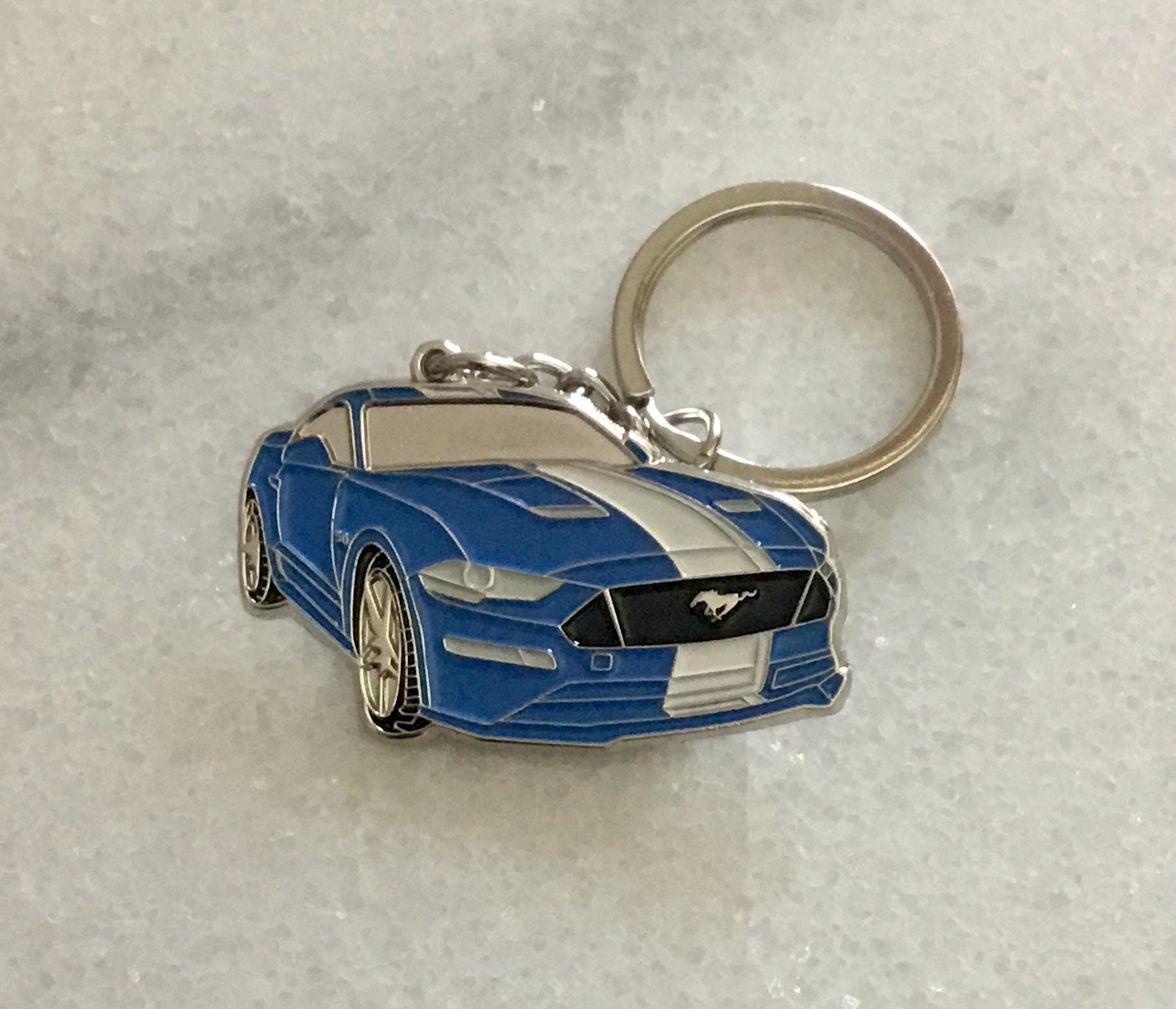 Ford Mustang Metal Keyring – Modern Muscle Car Accessory - Etsy