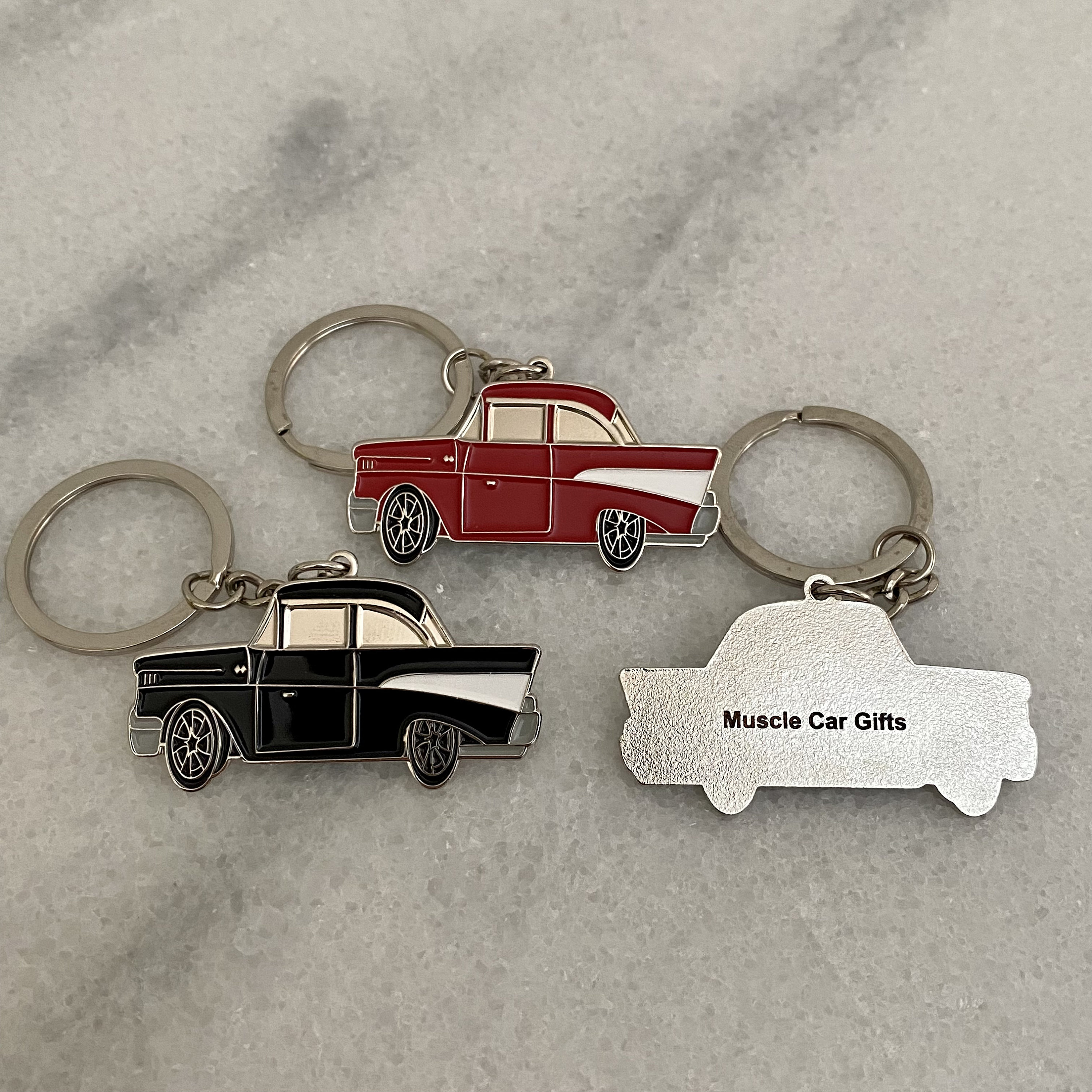 57 Chevy Belair Metal Car Keyrings - Etsy