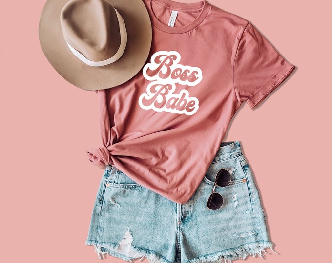 Boss Babe Shirt, Boss Babe, Boss T-shirt, Entrepreneur, Small Shop Boss ...