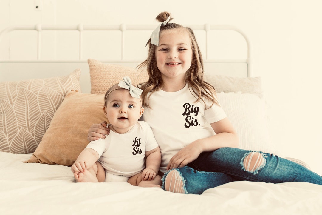 Big Sis Lil Sis Set, Sibling Set, Sibling T-shirts, Matching Best ...