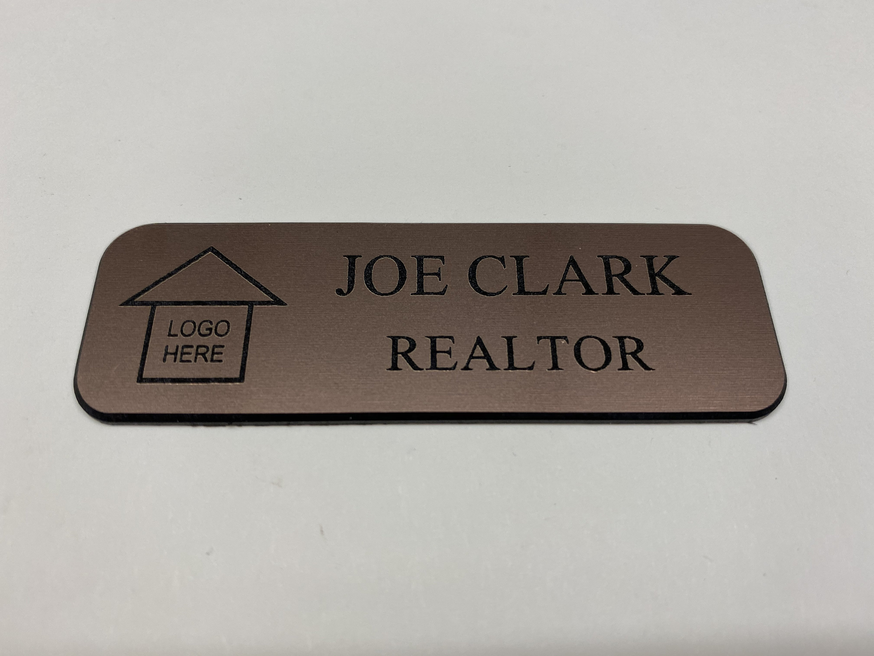 Personalized Engraved Plastic Name Plates & Name Badges Machine Cut ...