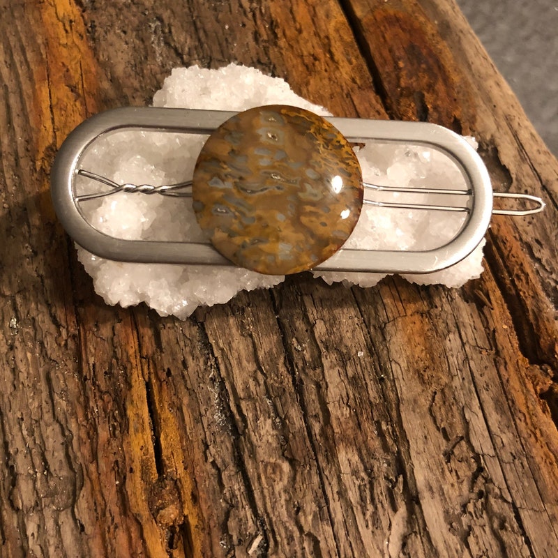 Bone Hair Clip - Etsy