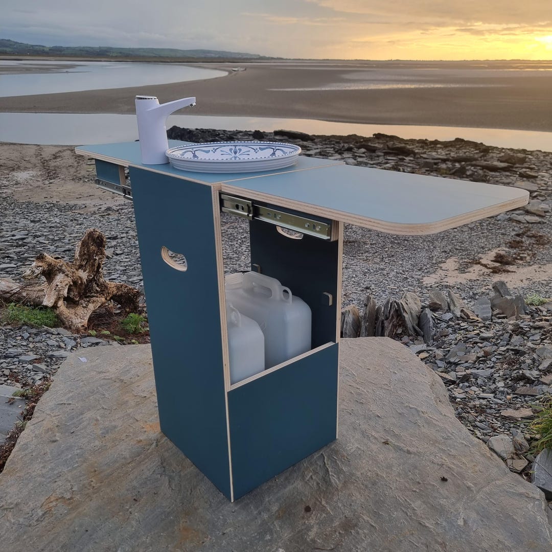 Portable Camping Sink Unit, Usb Battery Tap - Etsy