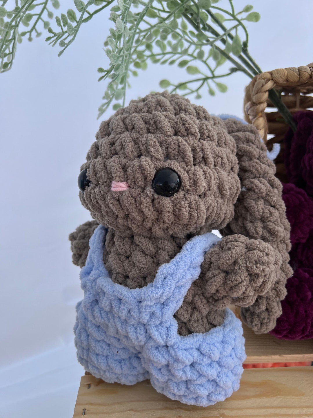 Big Crochet Bunny With Outfit - Etsy