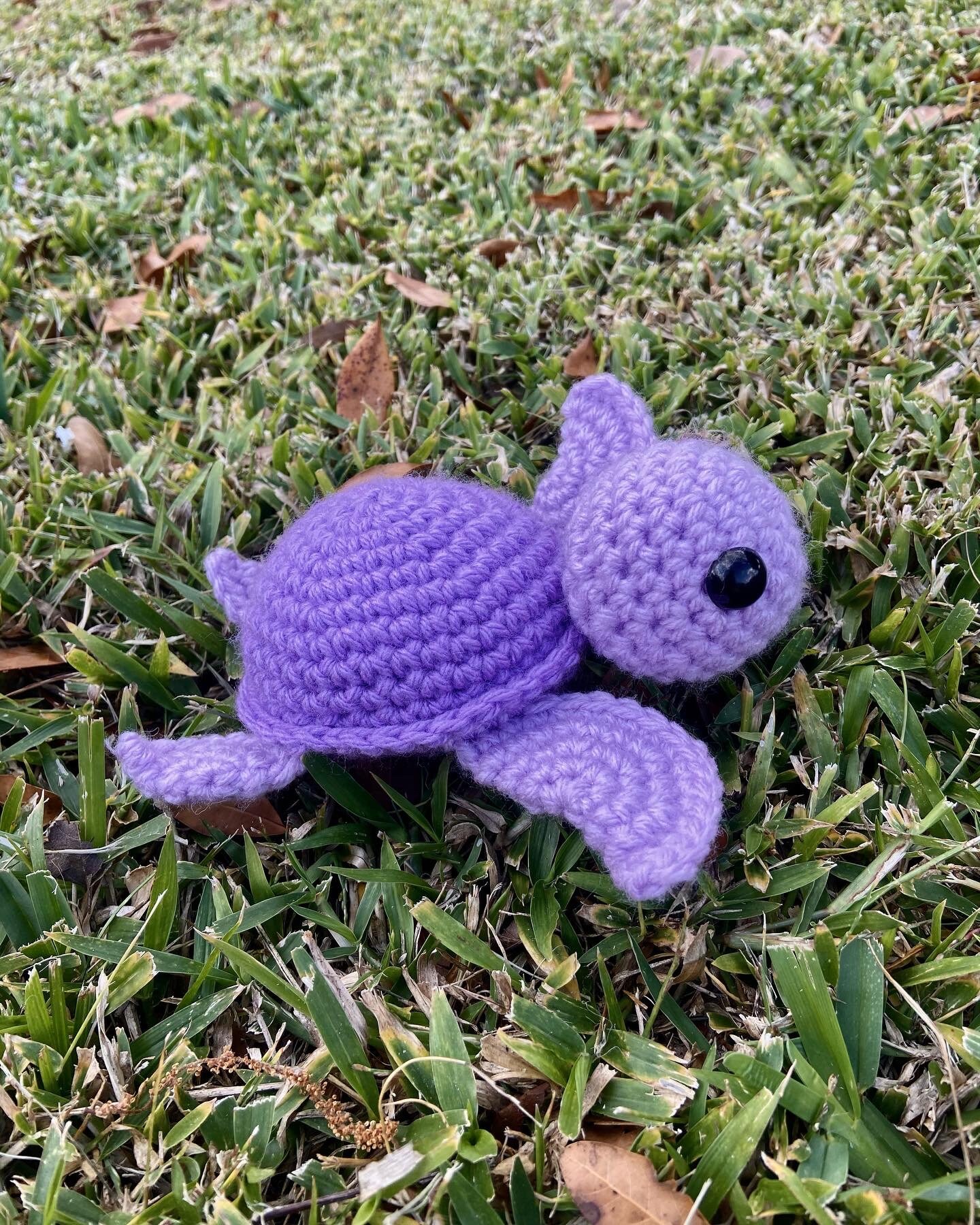Mini Crochet Turtle - Etsy