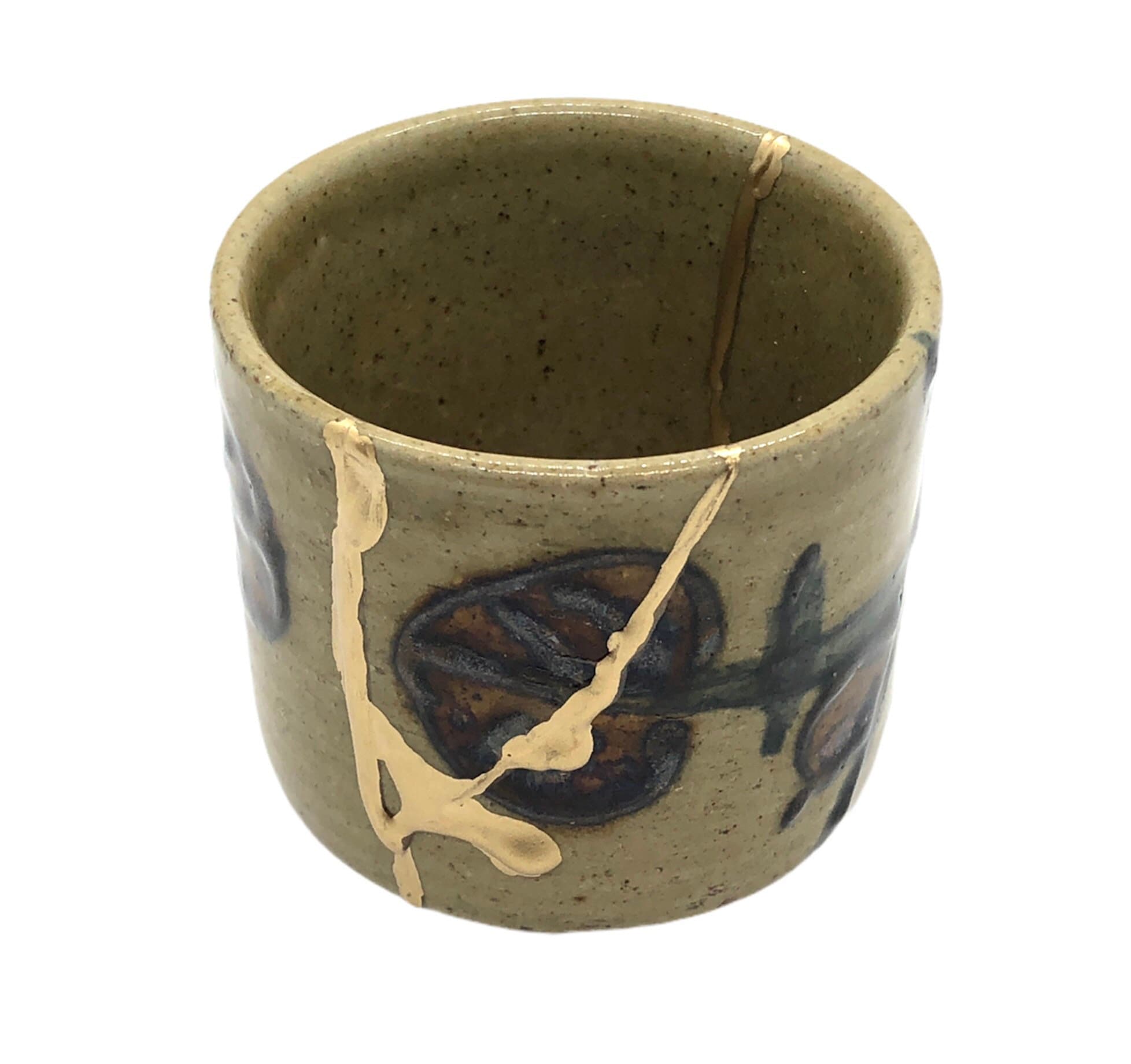 Vintage Japanese Ceramic Cup | Kintsugi Repair | Kintsukuroi ...