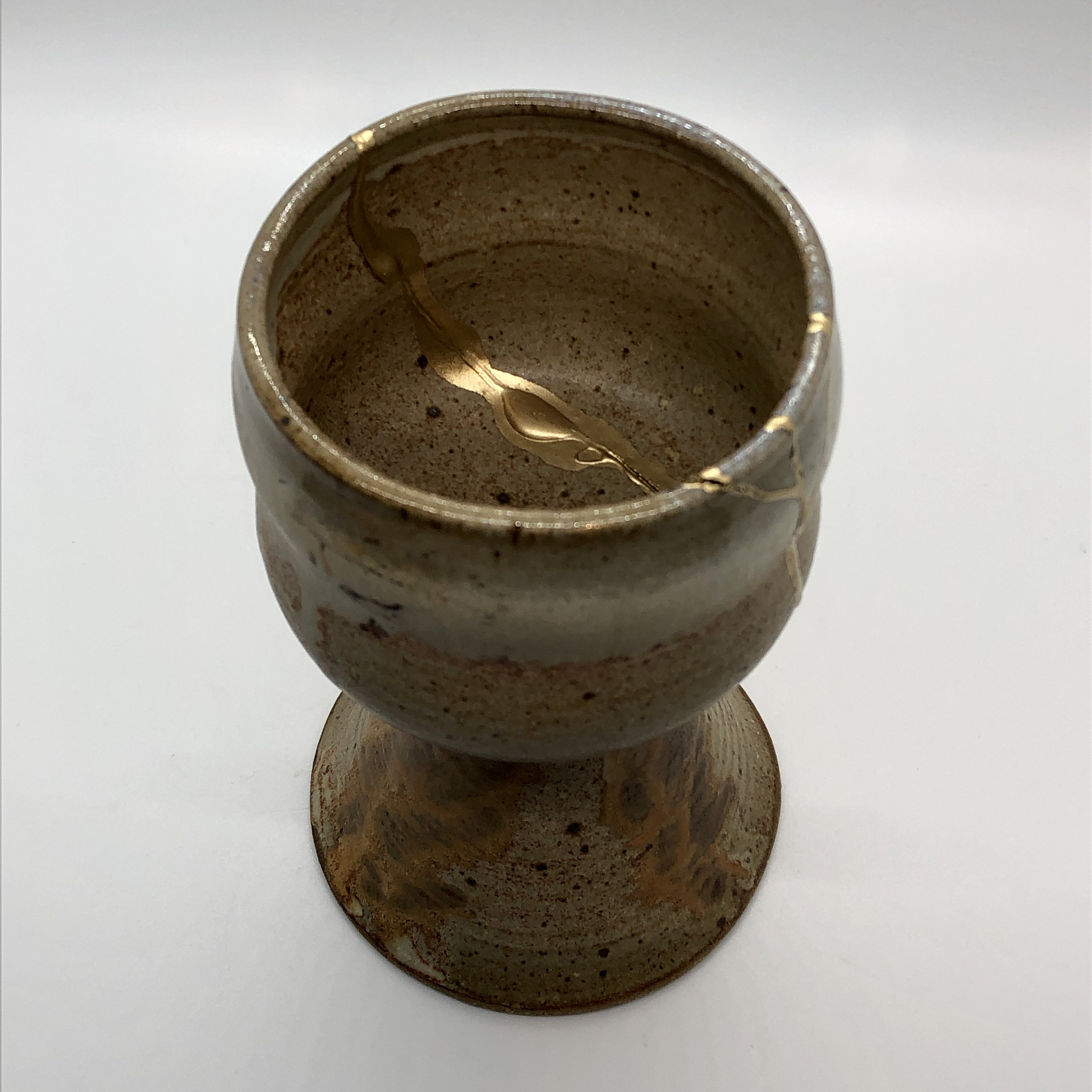Original Kintsugi Studio Pottery | Handmade Goblet | Chalice | Holy ...