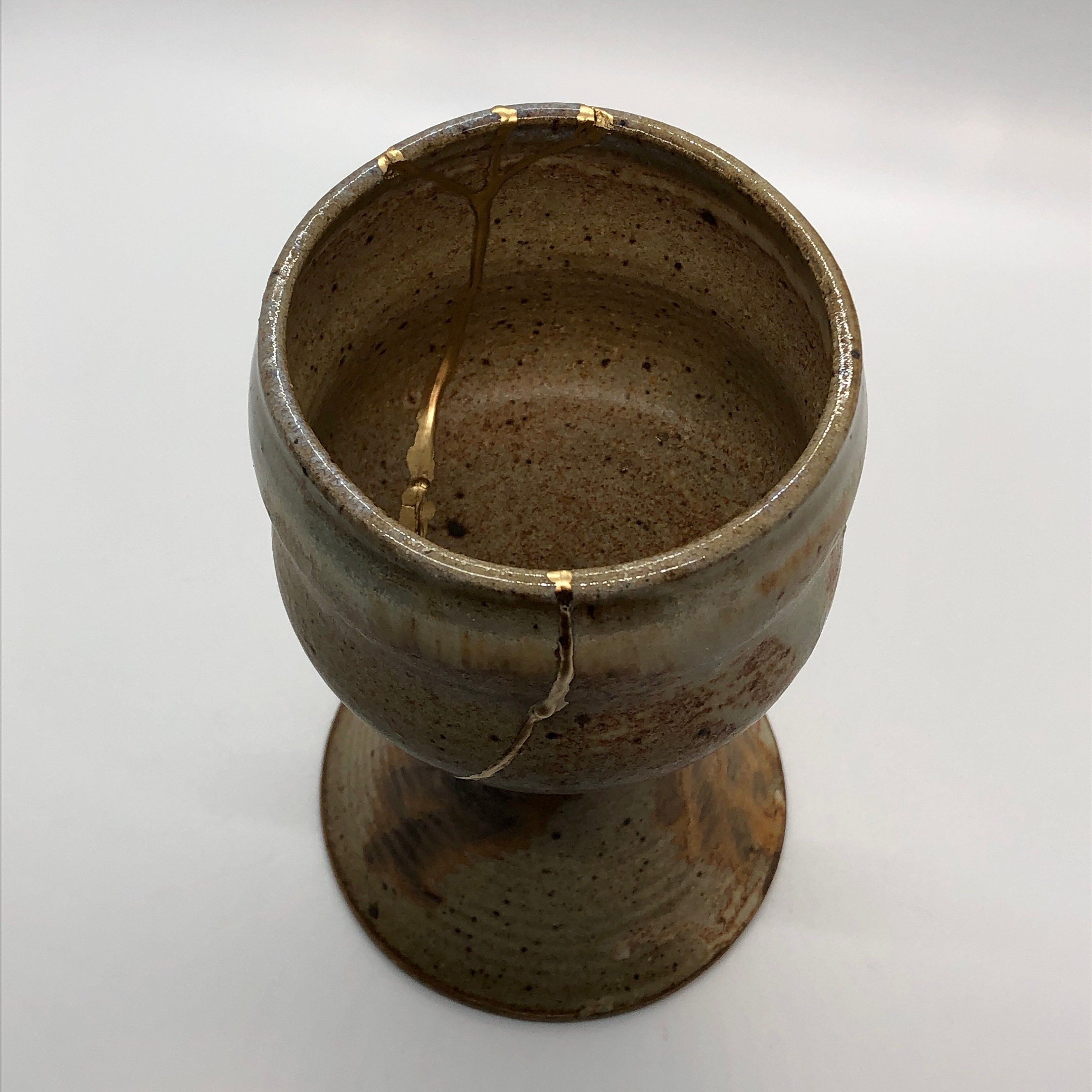 Original Kintsugi Studio Pottery | Handmade Goblet | Chalice | Holy ...