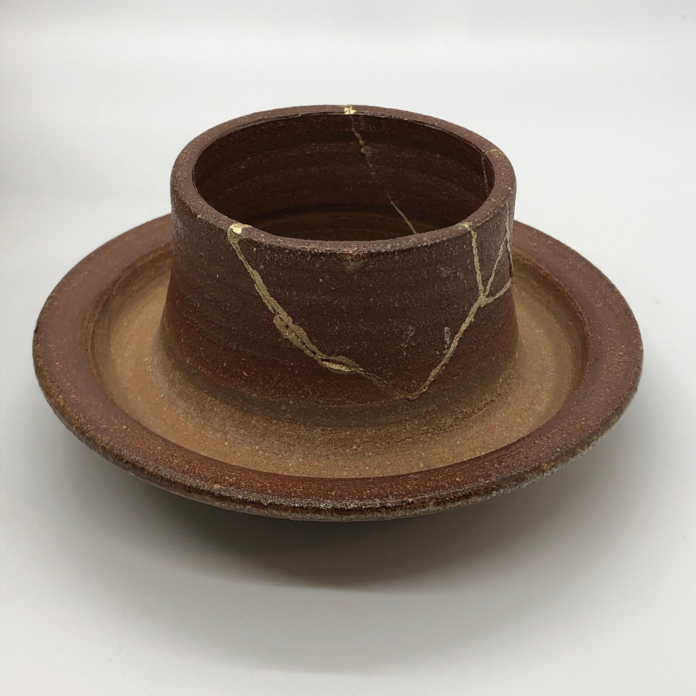 Brown Handmade Kintsugi Teapot Studio Pottery Handmade - Etsy