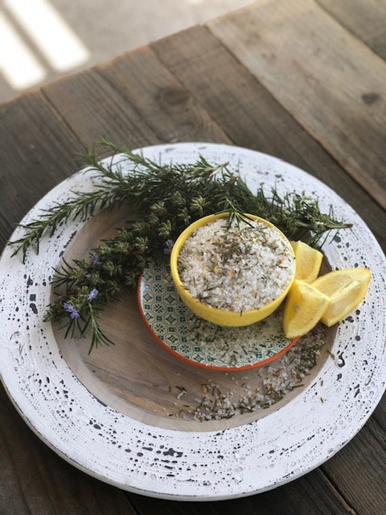 Salty Expressions - Farm Fresh Lemon Rosemary Finishing Salt 4oz - Etsy