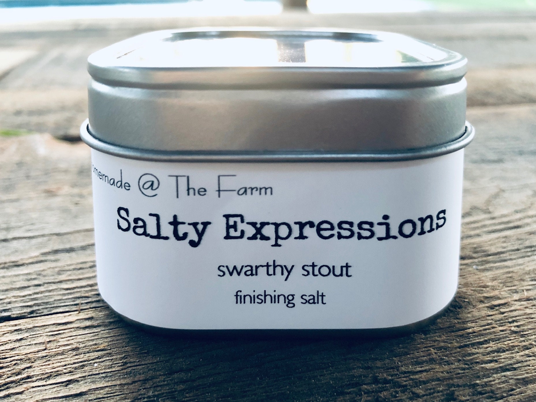 Salty Expressions Swarthy Stout Finishing Salt 2oz - Etsy