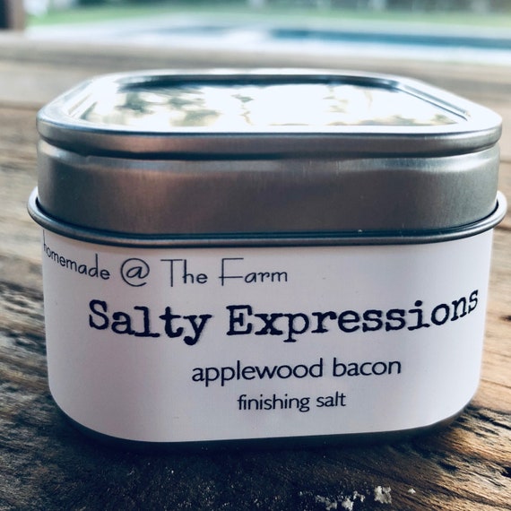 Salty Expressions Applewood Bacon Finishing Salt 2oz - Etsy