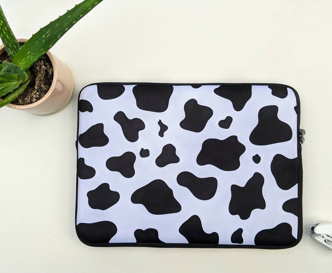 Cow Print Laptop Sleeve One-sided - Etsy