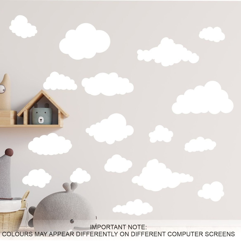 Cloud Wall Decals - Etsy