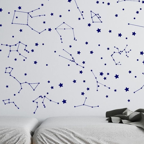 Constellation Wall Decal - Etsy