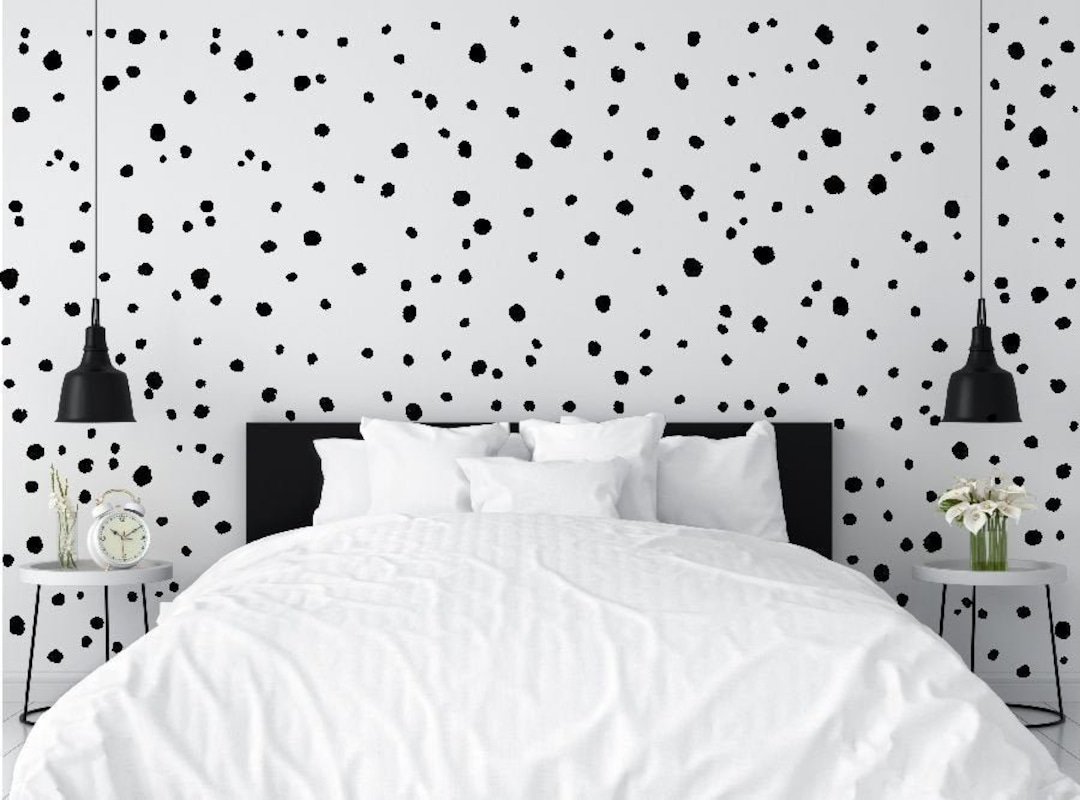 Large Dalmatian, Spots Wall Decals, 50 Mixed Spots, Nursery Wall ...