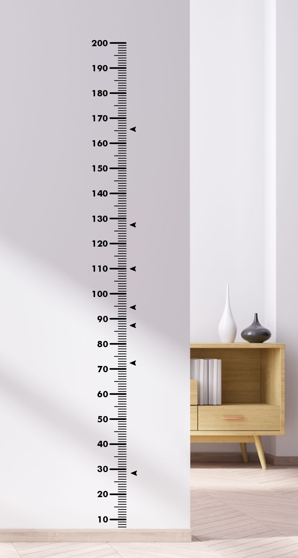 Height Chart Wall Decal, Growth Chart, Customizable Wall Decal, Wall ...